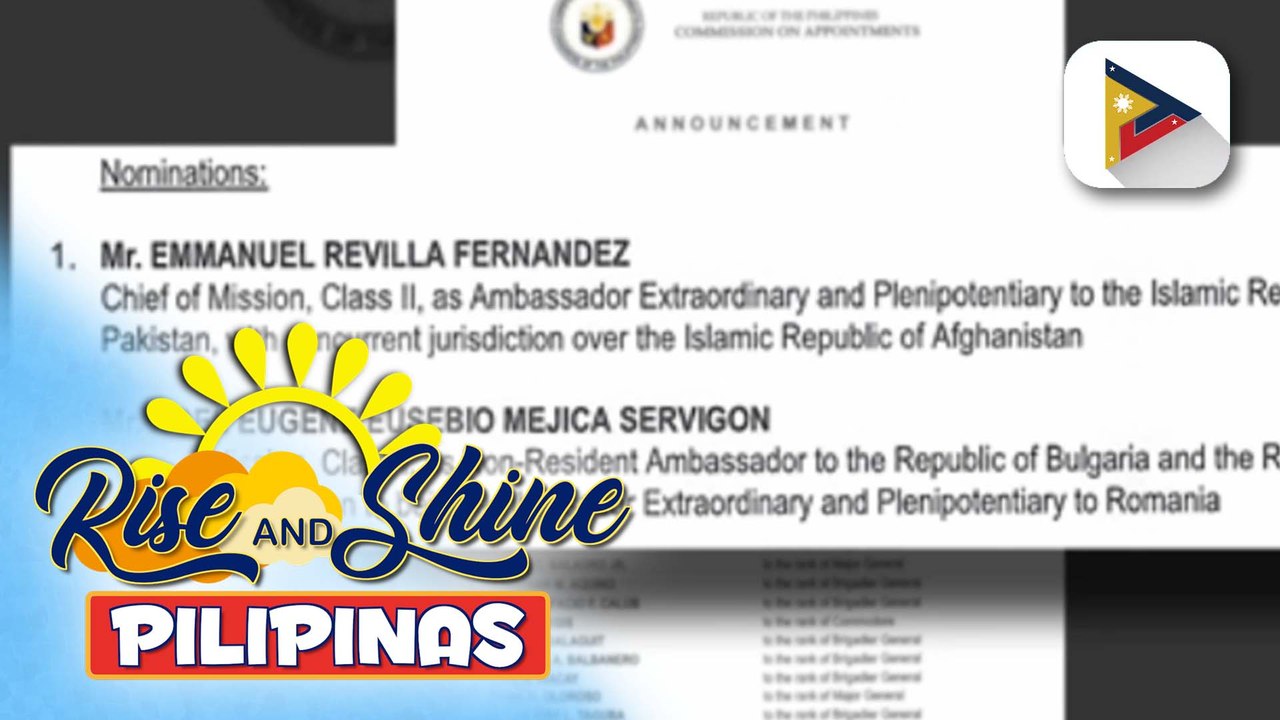 PBBM, isinumite ang ad interim appointments ng ilang opisyal ng DFA at ...