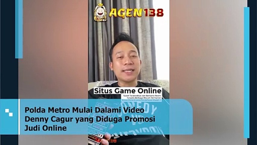 Polda Metro Mulai Dalami Video Denny Cagur yang Diduga Promosi Judi Online