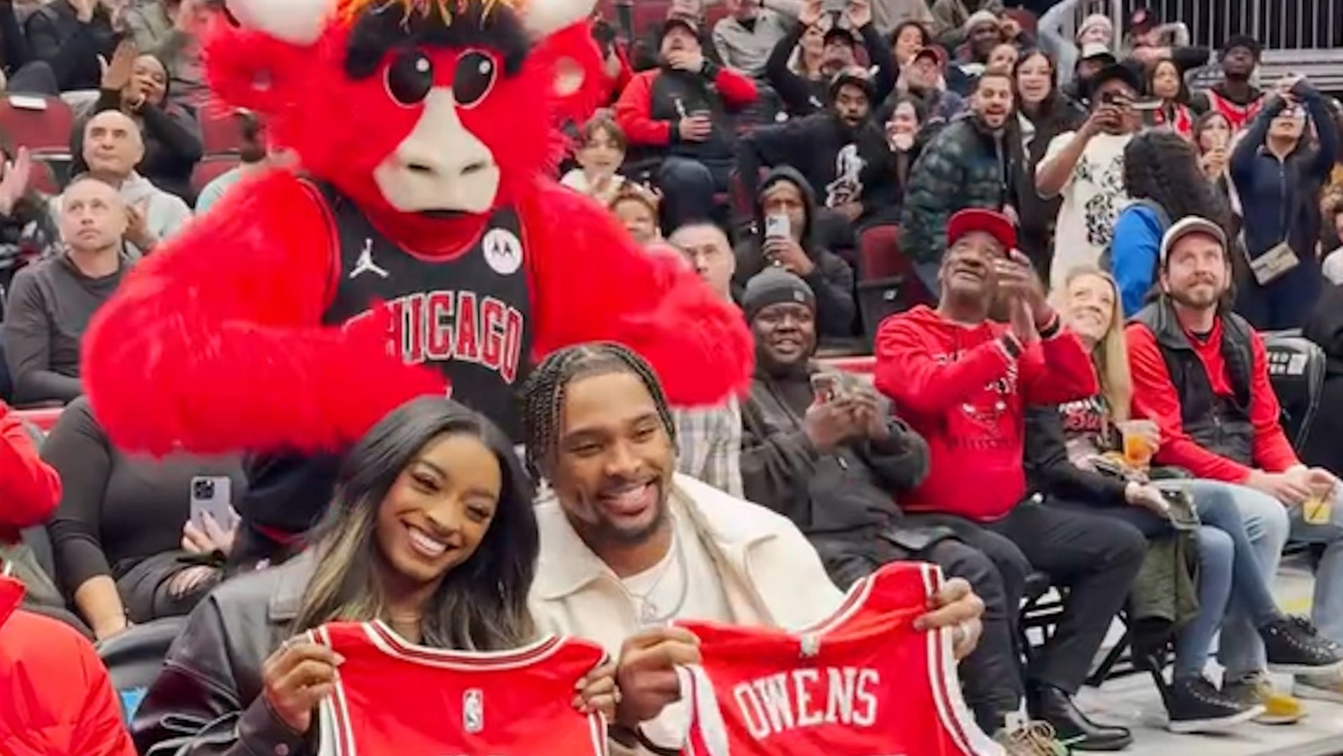 A GOAT, a Bear, and a Bull: Simone Biles, Husband Jonathan Owens Get ... A GOAT, a Bear, and a Bull: Simone Biles, Husband Jonathan Owens Get ...
