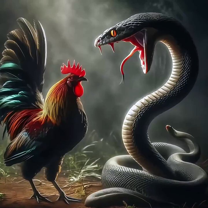 Rooster & snake - Video Dailymotion