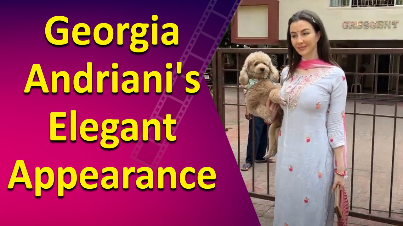 Actress Georgia Andriani Spotted in Bandra in Traditional Attire ...