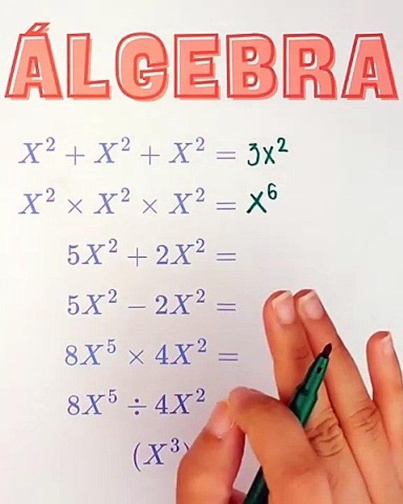 Aprende las propiedades del Algebra - Vídeo Dailymotion