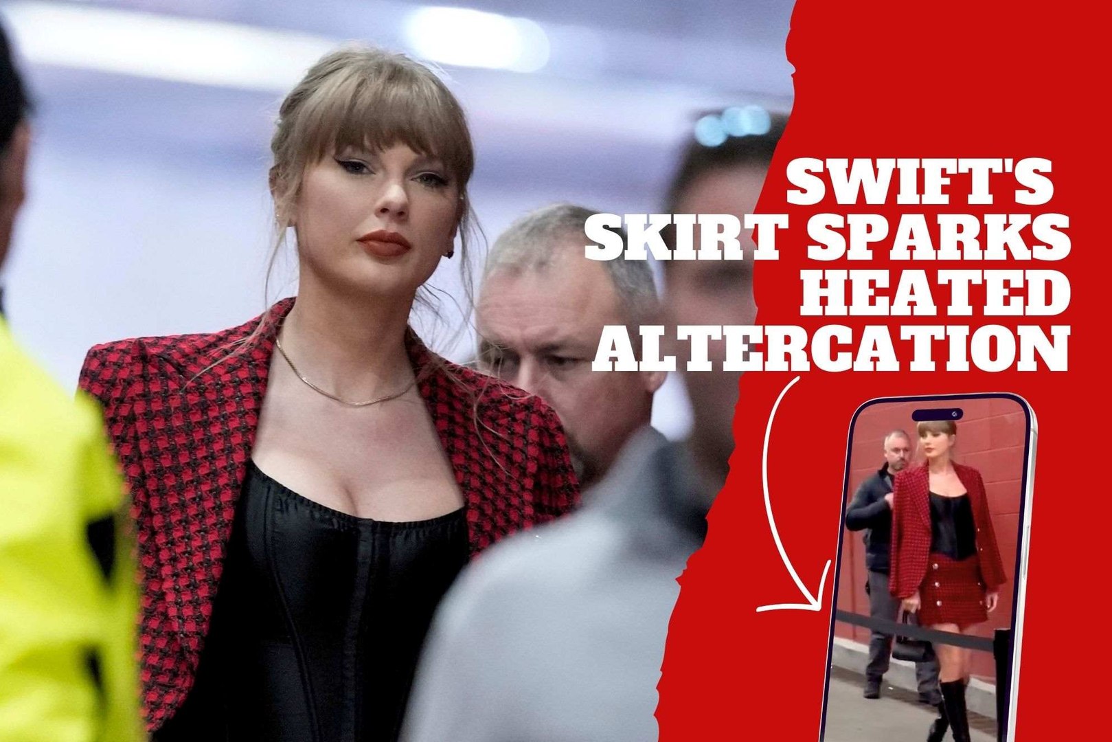Taylor Swift's skirt sparks heated altercation with paparazzi at ...