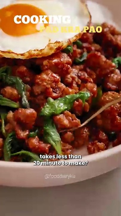Cooking Pad Kra Pao || Asian Food Recipe - video Dailymotion