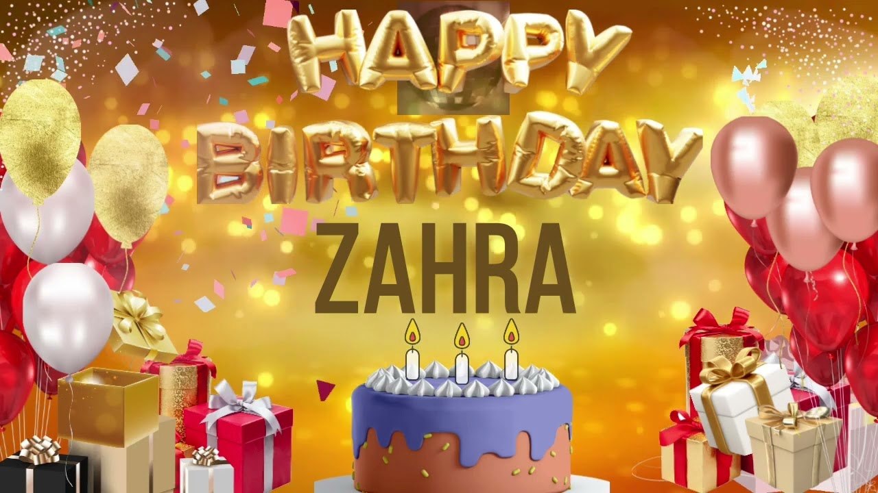 ZAHRA - Happy Birthday Zahra - video Dailymotion