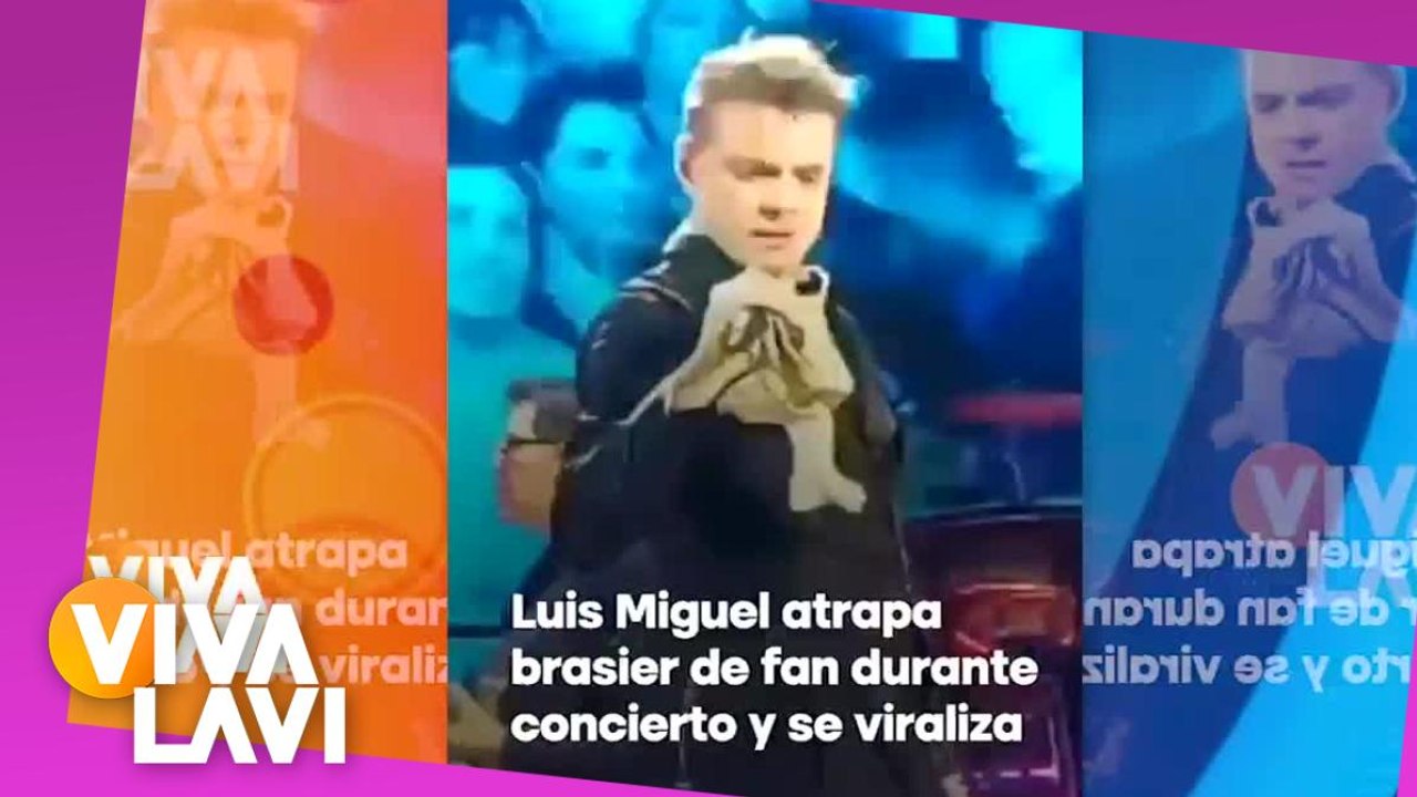 Fan lanza 'brasier' a Luis Miguel durante concierto - Vídeo Dailymotion