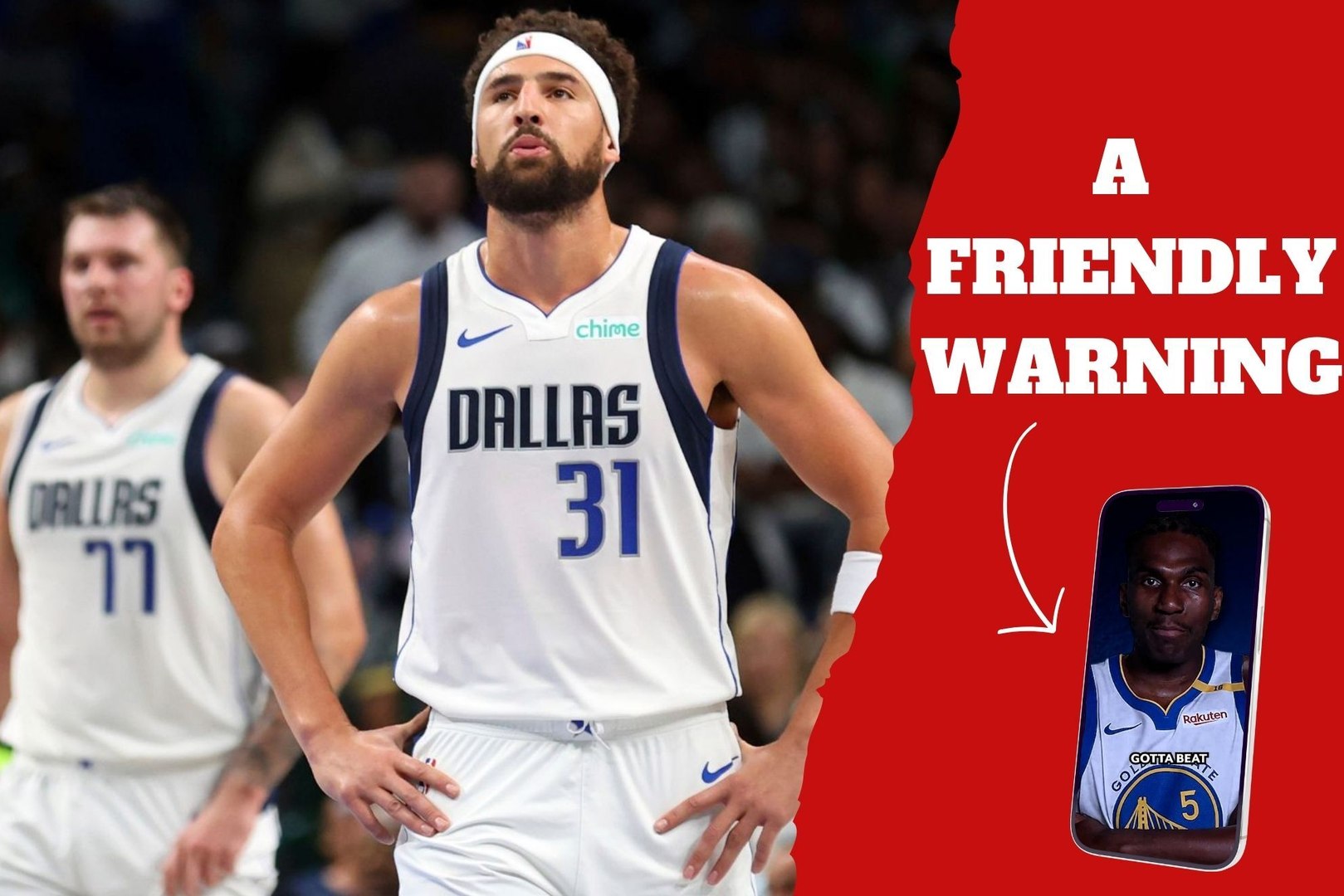 Golden State Warriors entire team warns Klay Thompson that he?s gonna ... Golden State Warriors entire team warns Klay Thompson that he?s gonna ...
