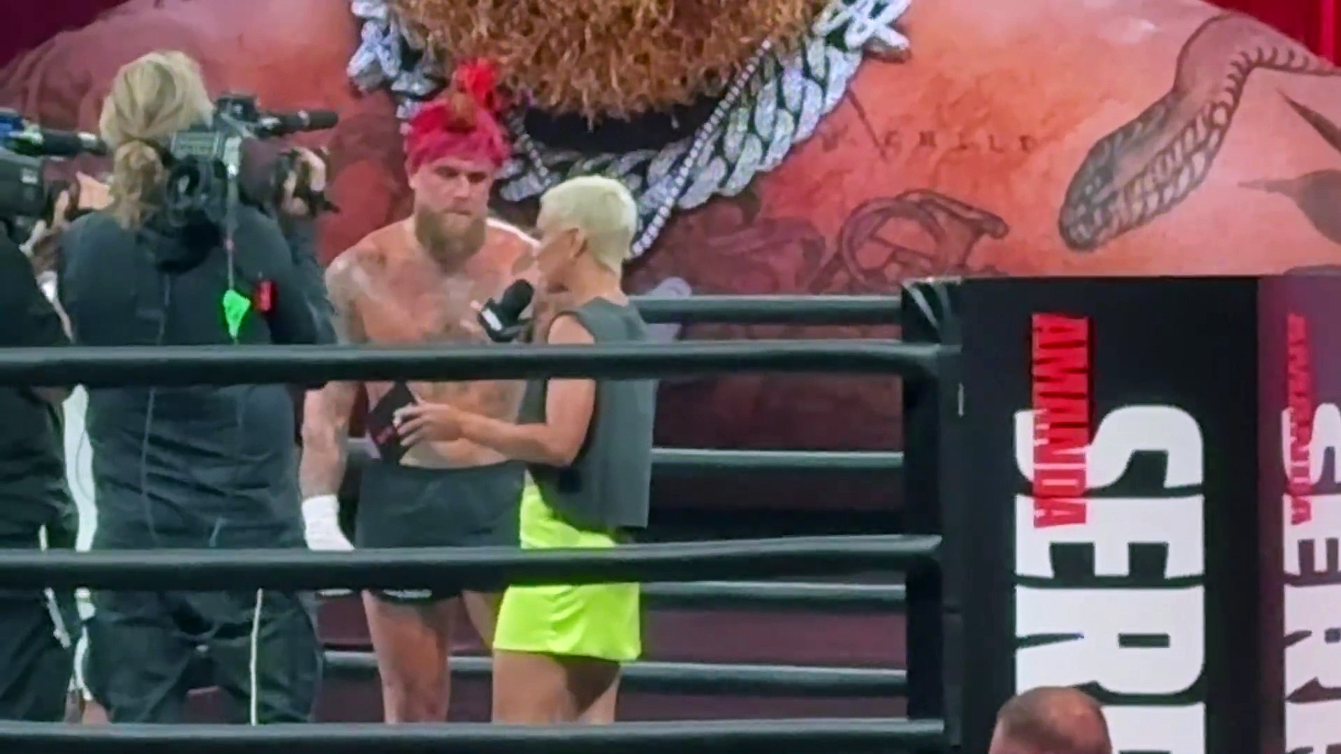 Jake Paul calls out Canelo during open training - MARCA TV English