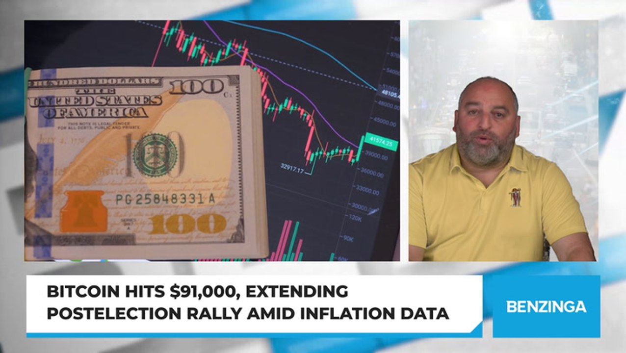Bitcoin Hits $91,000, Extending Postelection Rally Amid Inflation Data ...