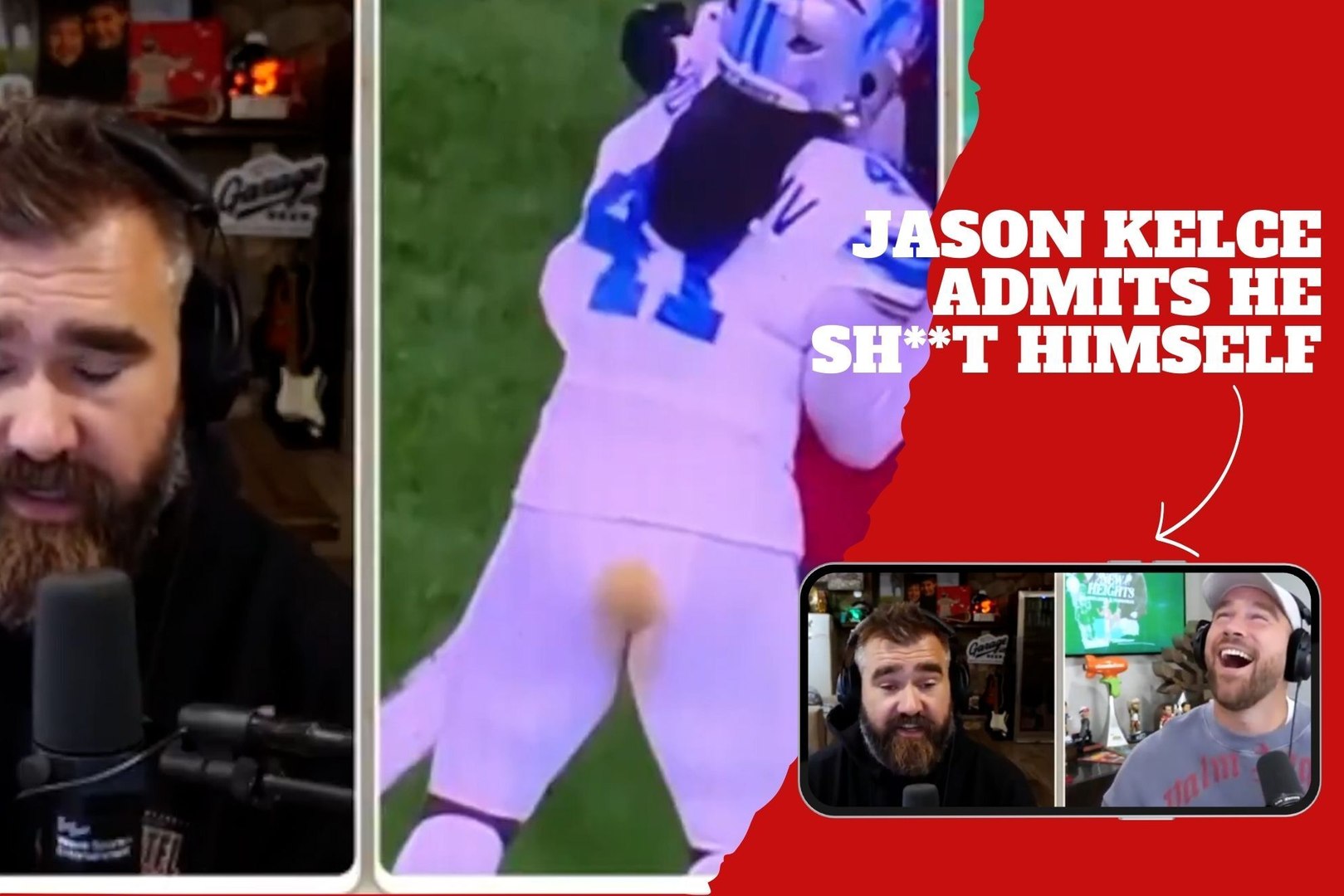 Jason Kelce admits that he has pooped his pants - MARCA TV English