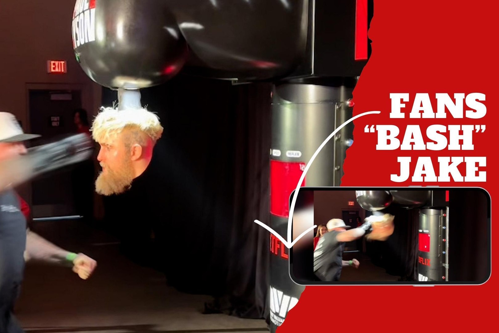 Fans relish the chance to bash "Jake Paul's head" at the weigh-in ...