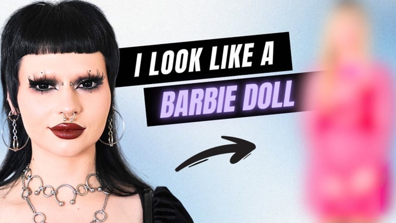 Goth Goes Bimbo I Cant Be Seen In Public Transformed Video