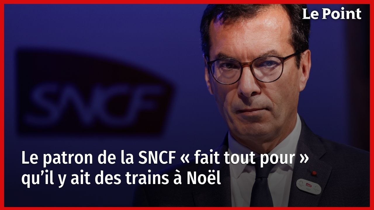 Le patron de la SNCF « fait tout pour » qu’il y ait des trains à Noël - Vidéo Dailymotion