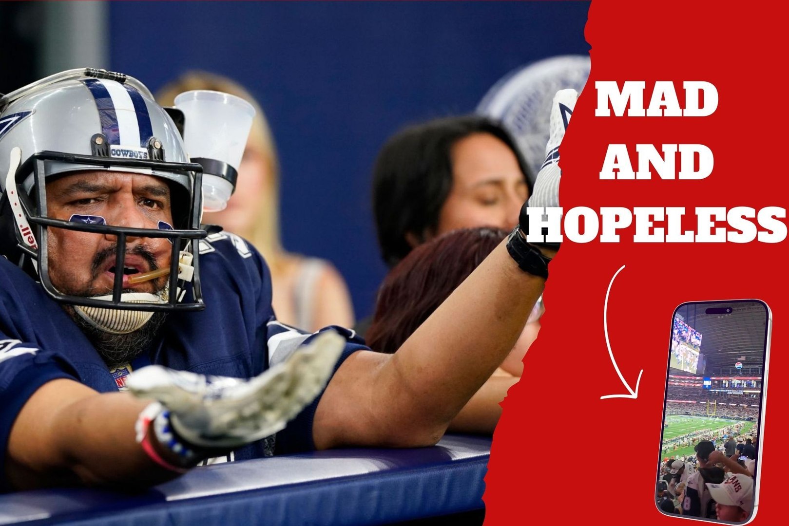 Dallas Cowboys fans are fed up with their team and they let their ...