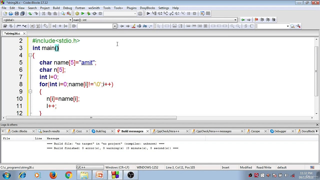 Learn Programming Technique C to Master SkillsCharacter String Fourth Program - video Dailymotion