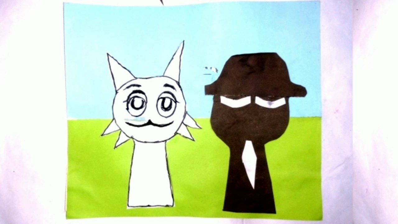 Paper making Wenda x Mr. Black from Incredible Sprunki - video Dailymotion