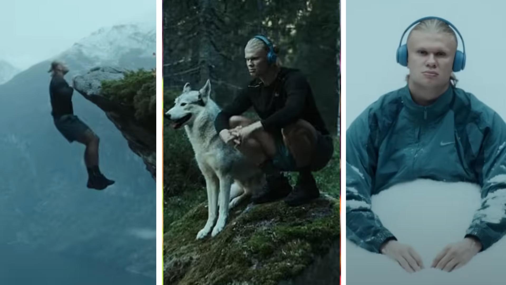 (VIDEO) Haaland Runs with Wolves and Hangs in Midair for Beats by Dre ...