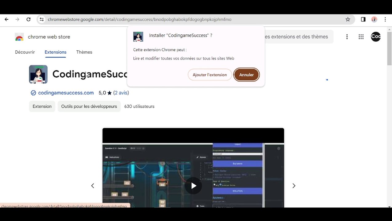 Tuto CodingameSuccess pour les solutions aux tests Codingame - Vidéo ...