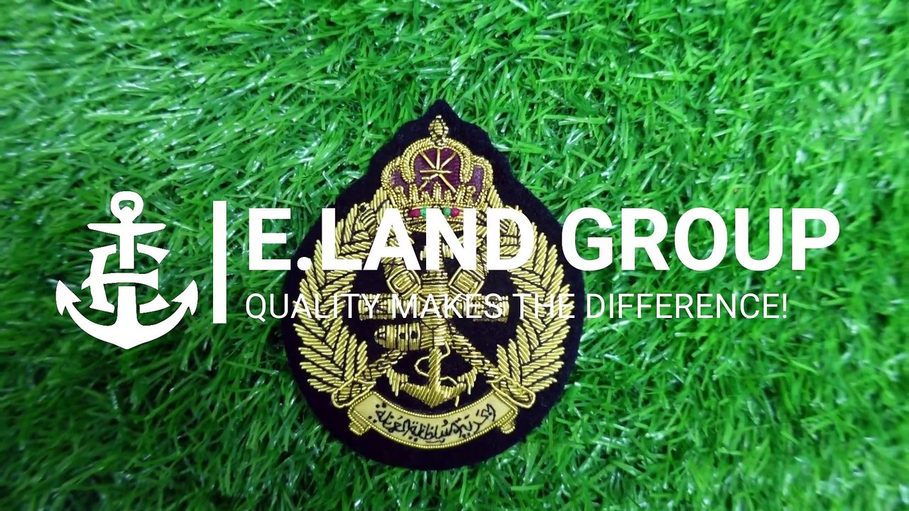 Embroidery Badges, Royal Air Force Of Oman Cap Badge, Pakistan gold ...