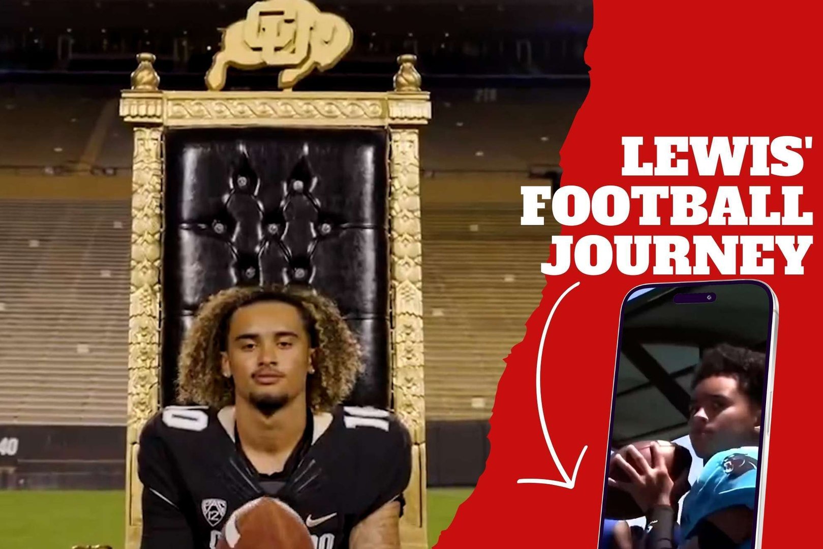 Julian Lewis' football journey: From child to receiving the 'legendary ...