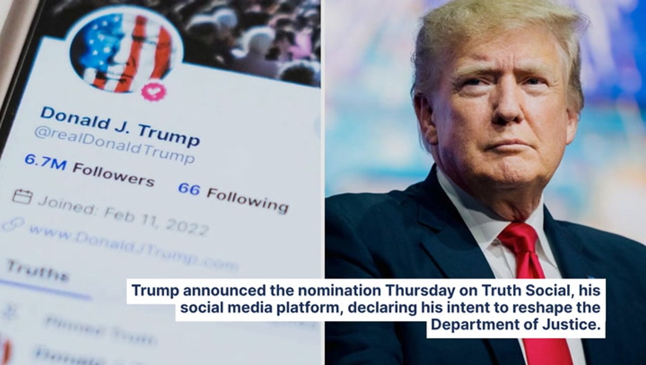 Trump Picks Former Florida AG Pam Bondi For Justice Department After Matt Gaetz Withdraws ...