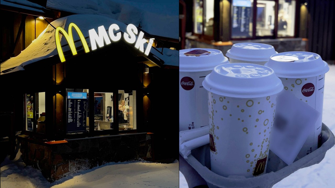 McSki, the Only Ski-Thru McDonald’s in the WORLD 🍔⛷️ | LOVE THIS ...