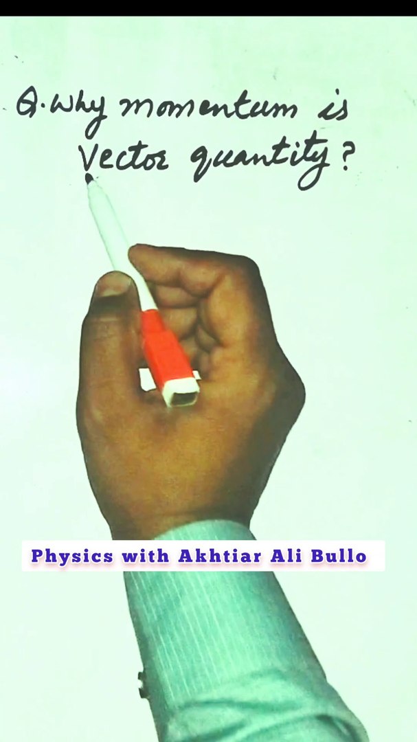 What Is A Vector Quantity Momentum