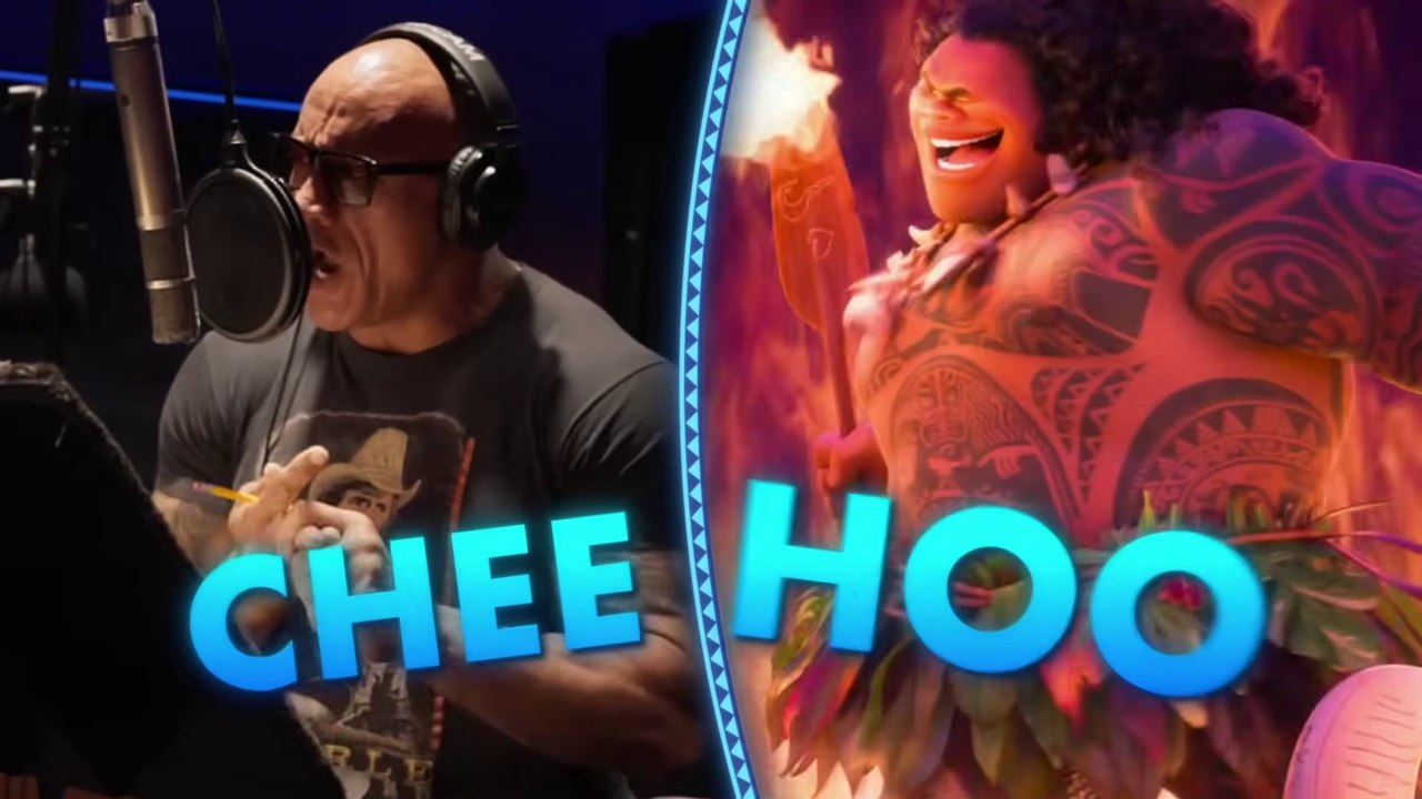 Moana 2 ｜ Dwayne Johnson Performs ＂Can I Get a Chee Hoo？＂ - Vidéo ...