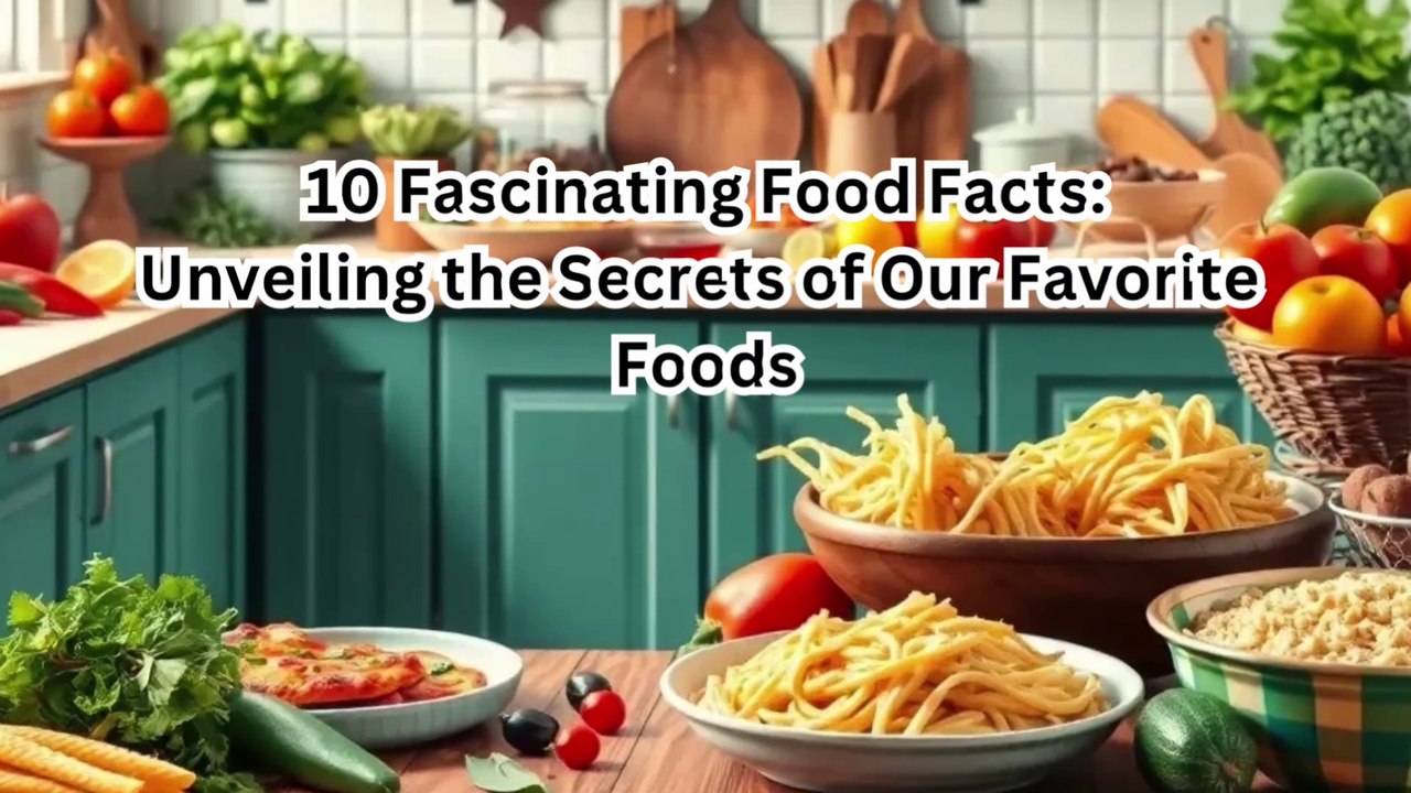 10 Fascinating Food Facts: Unveiling the Secrets of Our Favorite Foods 🙄 - video Dailymotion