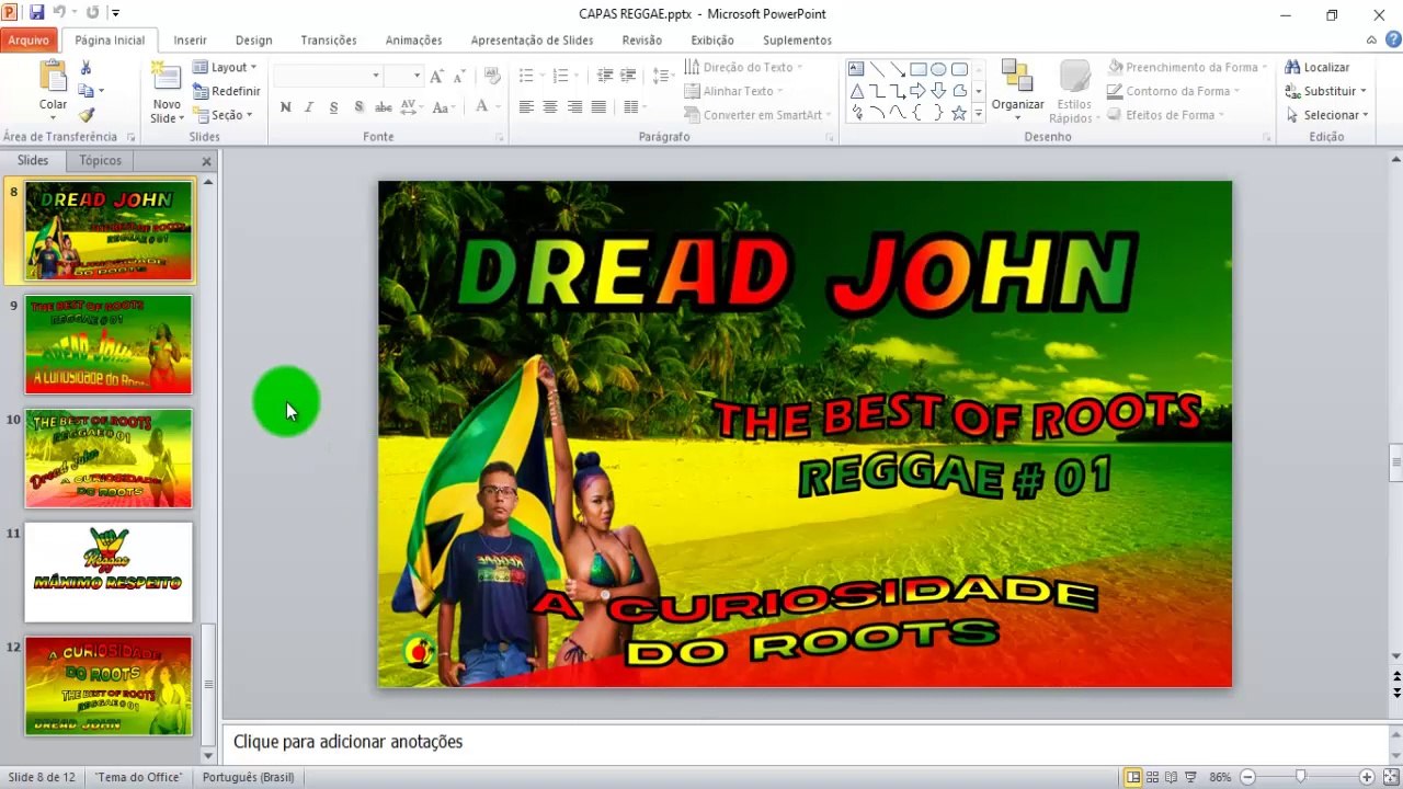 Como Criar Uma Imagem Nas Cores do Reggae Com O Office PowerPoint - Vídeo Dailymotion