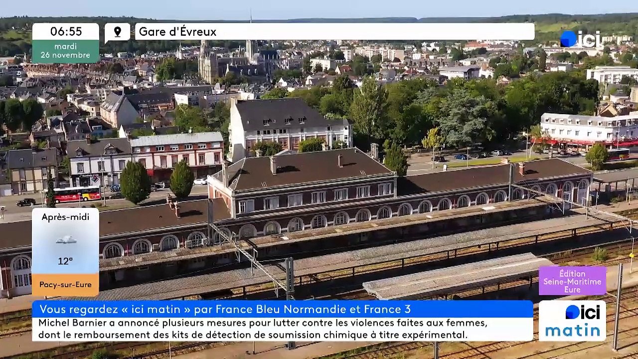 26/11/2024 - ICI Matin France Bleu Normandie en vidéo - Vidéo Dailymotion