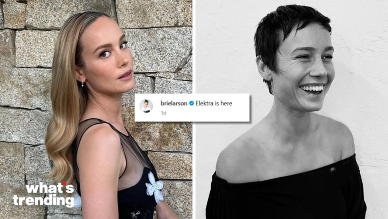 Brie Larson’s Bold Pixie Cut for ‘Elektra’ Role Ignites Online Frenzy ...