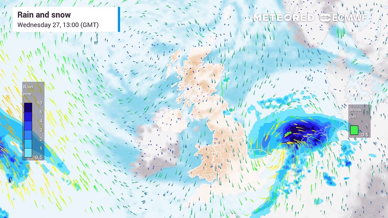 UK Weather: Rain clears east leaving a dry and bright day for most ...