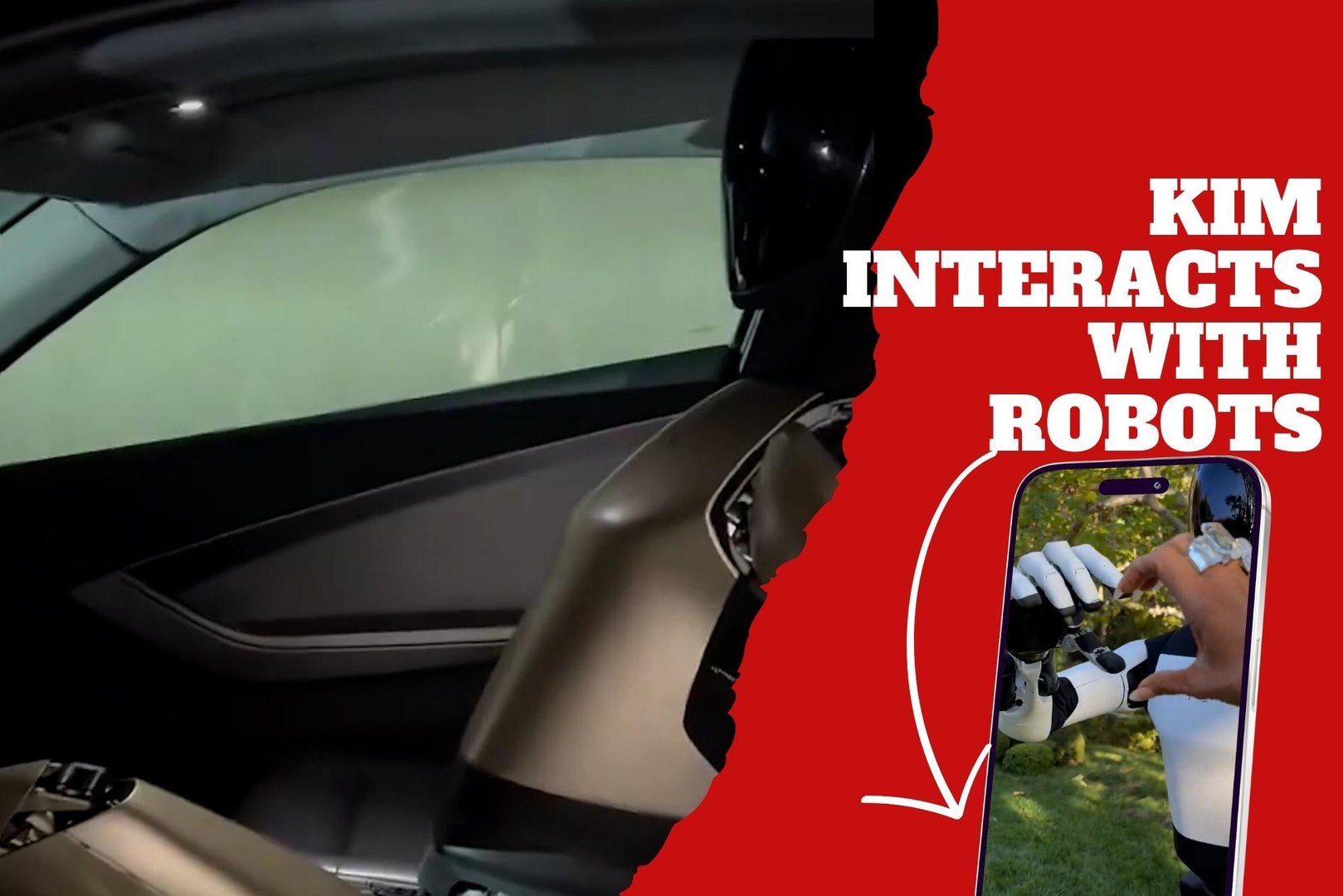 Kim Kardashian stuns fans with her playful interaction with Tesla ...