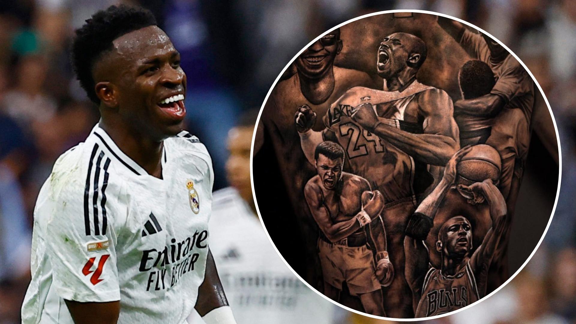 The Truth Behind Vinícius Jr.'s Tattoo Featuring Michael Jordan, Pelé ...