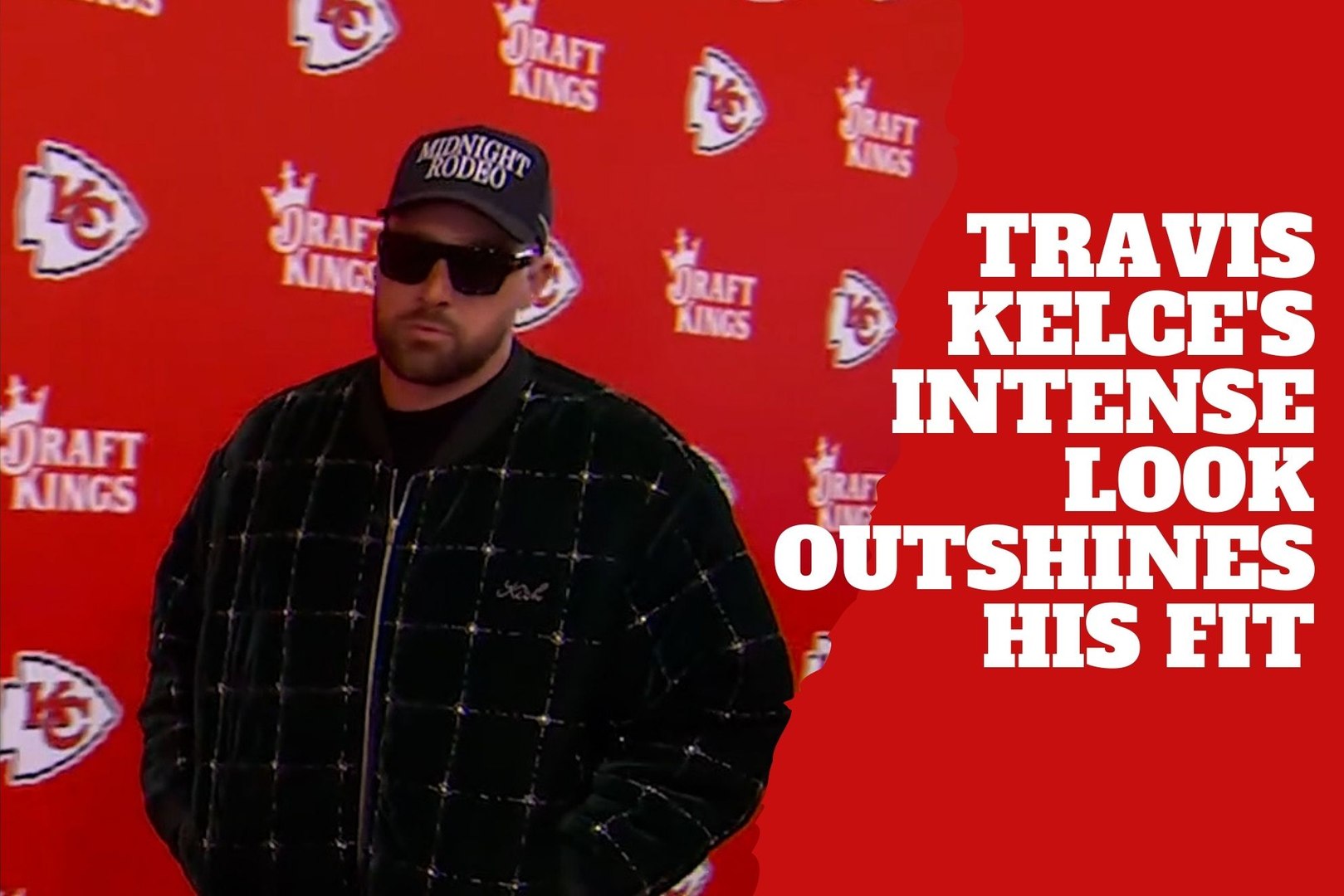 Travis Kelce's intense expression steals the spotlight, outshining his ...