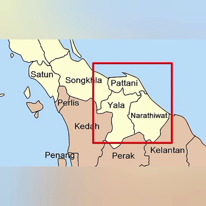 Map of Patani. Patani Map. Peta Patani. Map of Pattani. Peta Pattani ...