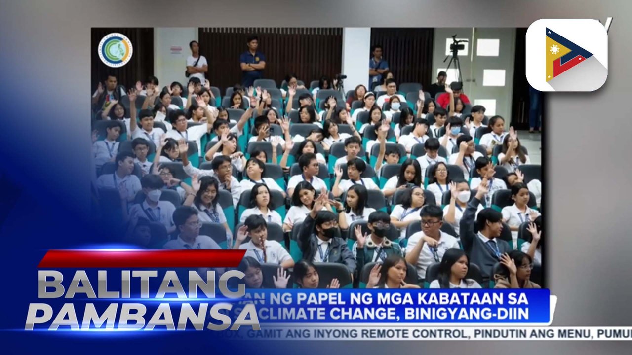 Kahalagahan ng papel ng kabataan sa paglaban sa climate change ...