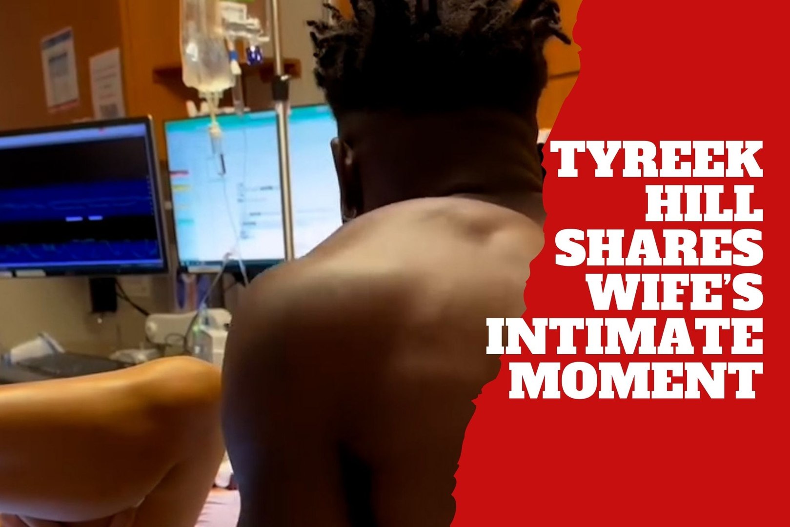 Tyreek Hill breaks hospital protocol by sharing intimate moment - MARCA TV English
