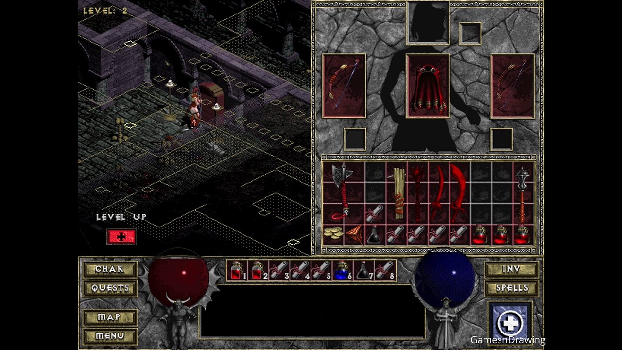 Diablo 1 Hellfire Rogue Level 2 & 3 Full Game Play-through No Commentary - video Dailymotion