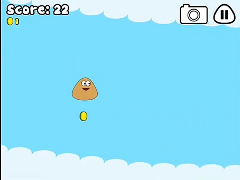 Pou Gameplay Cloud Pass Minigame Video Dailymotion