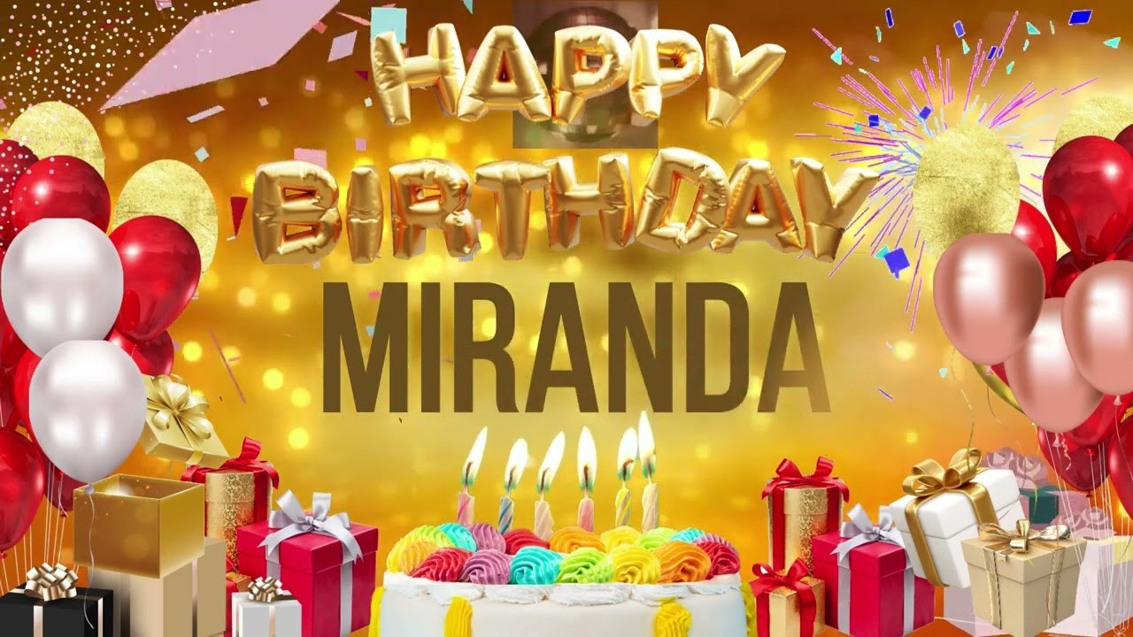 Miranda - Happy Birthday Miranda - video Dailymotion