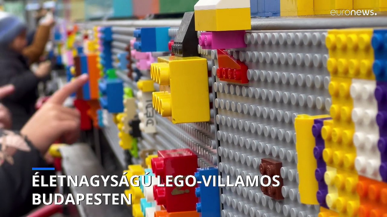 LEGO-villamos is Budapest ünnepi dísze - video Dailymotion