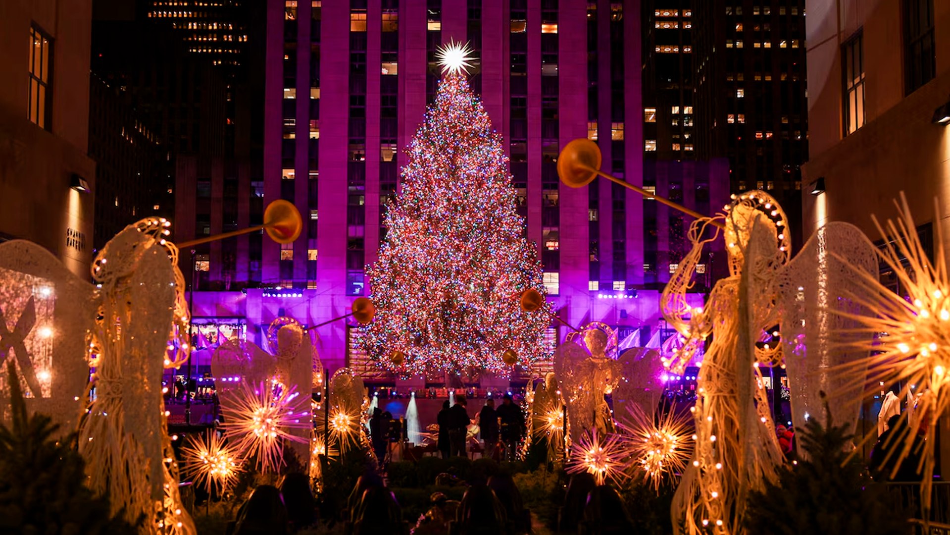 Nueva York: Así fue el encendido del espectacular árbol de Navidad del ... Nueva York: Así fue el encendido del espectacular árbol de Navidad del ...