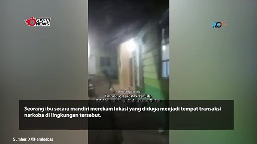 Viral Emak-Emak di Medan Videokan Sarang Narkoba di Kampungnya
