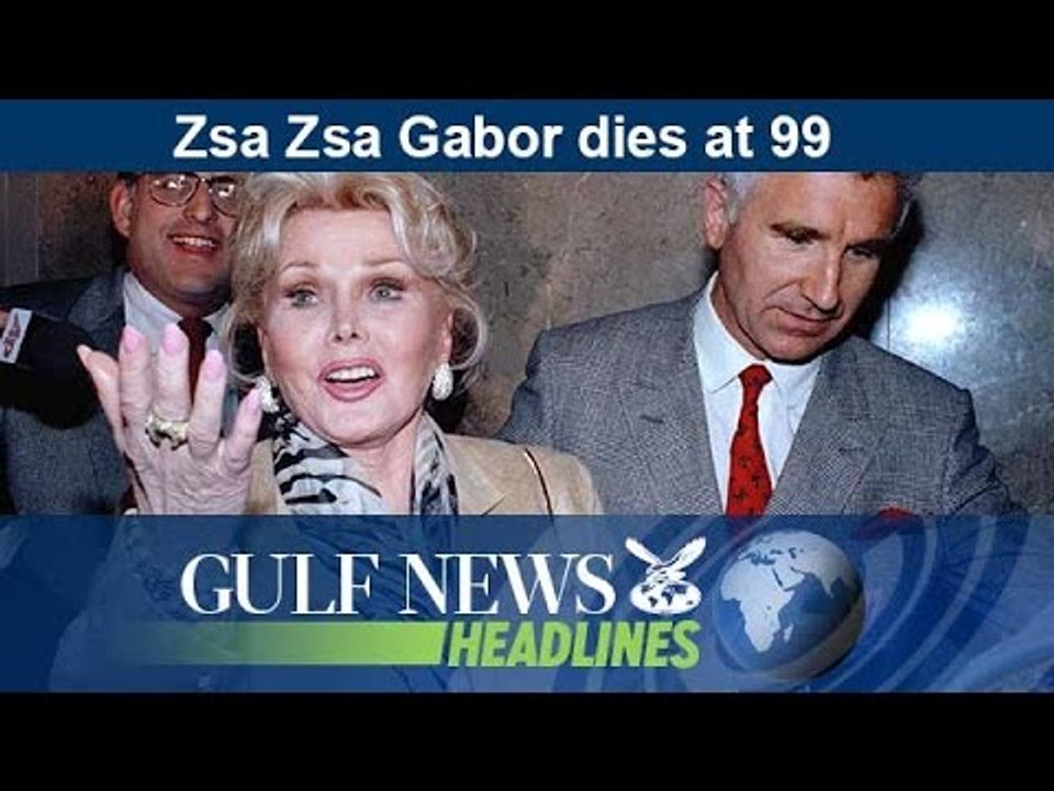 Zsa Zsa Gabor dies at 99 - GN Headlines - video Dailymotion