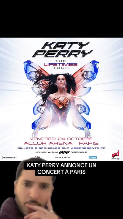 Katy Perry débarque à Paris pour un concert à l’Accor Arena ⚠️ - Vidéo ...