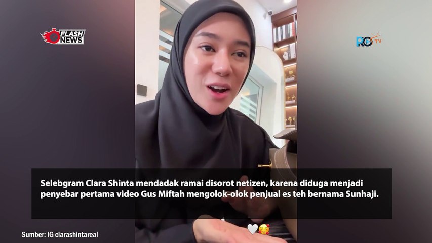 Respons Clara Shinta Dituduh Jadi Penyebar Pertama Video Gus Miftah