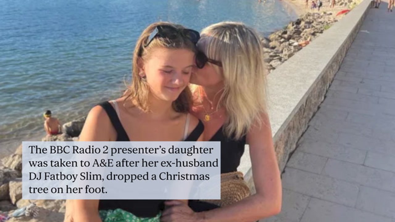 Zoe Ball’s daughter injured in Christmas tree accident with father ...