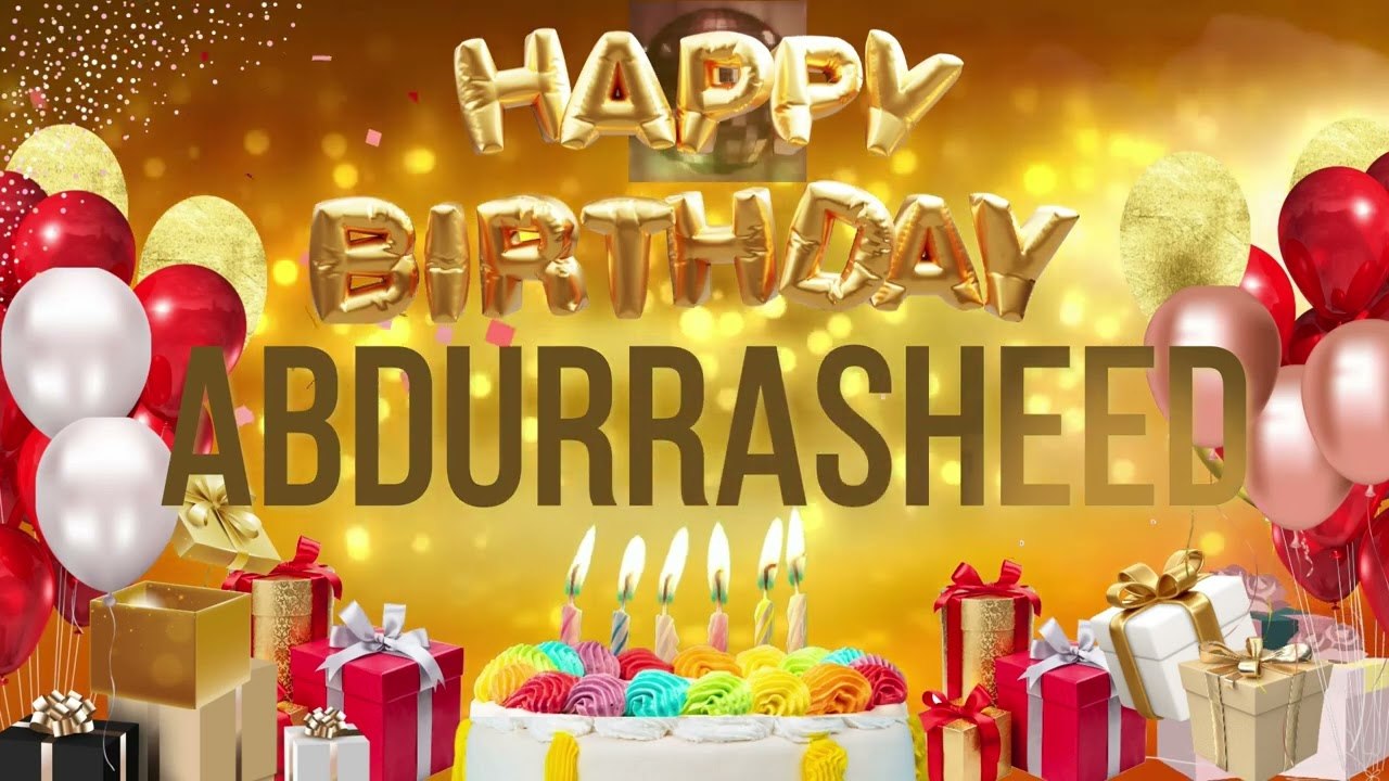 ABDUR RASHEED - Happy Birthday Abdur Rasheed - video Dailymotion